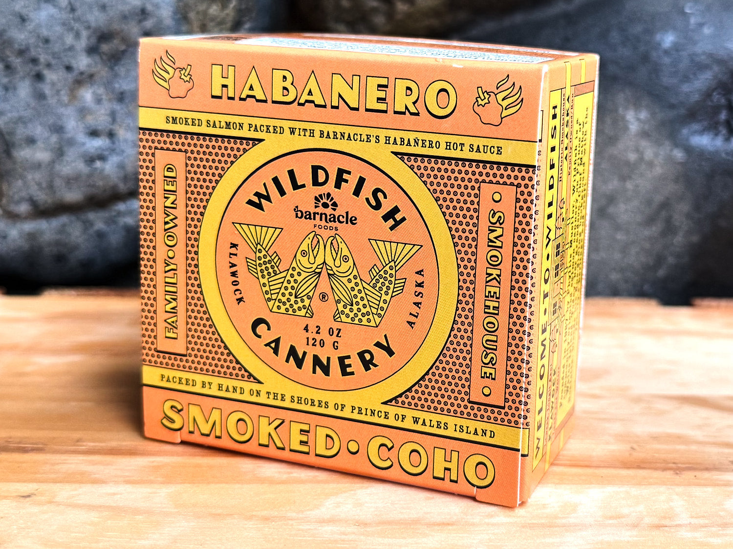 Smoked Coho Salmon: Habanero Tin | Wildfish Cannery
